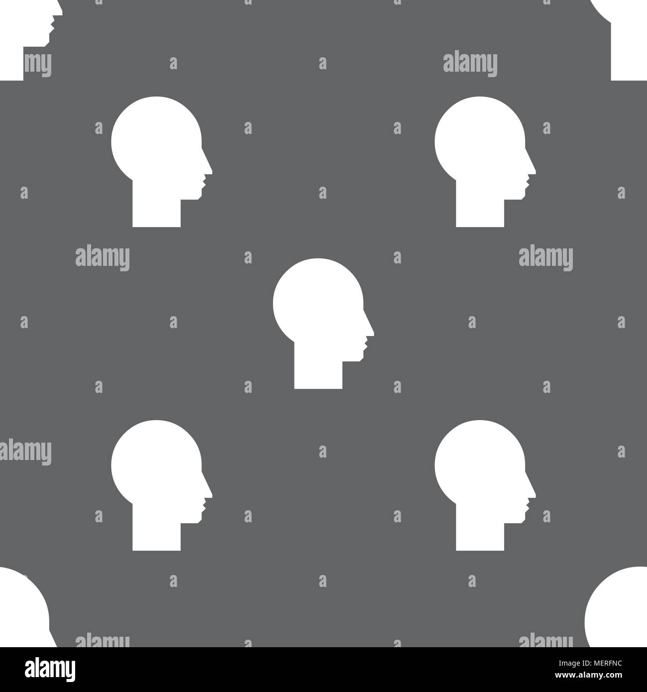 User sign icon. Person symbol. Set colourful buttons. Seamless pattern ...