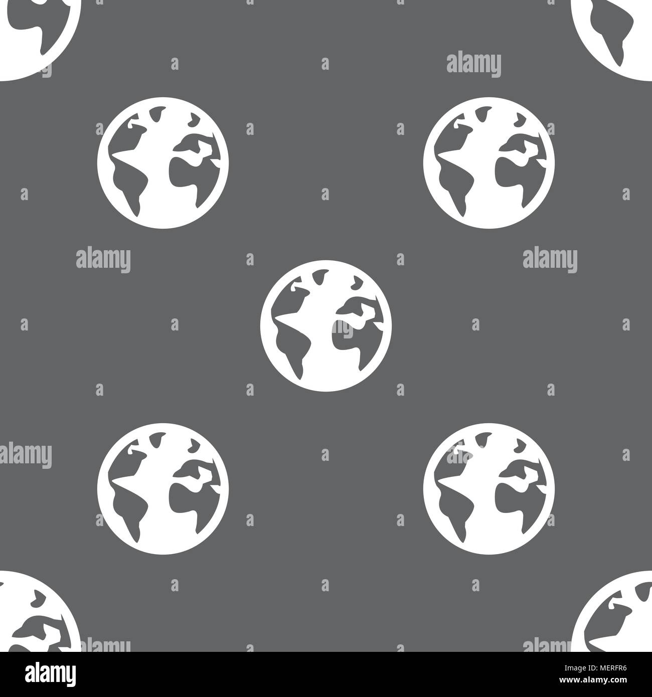 Globe sign icon. World map geography symbol. Globes on stand for ...