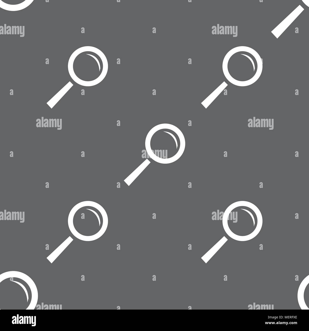 Magnifier glass sign icon. Zoom tool button. Navigation search symbol ...
