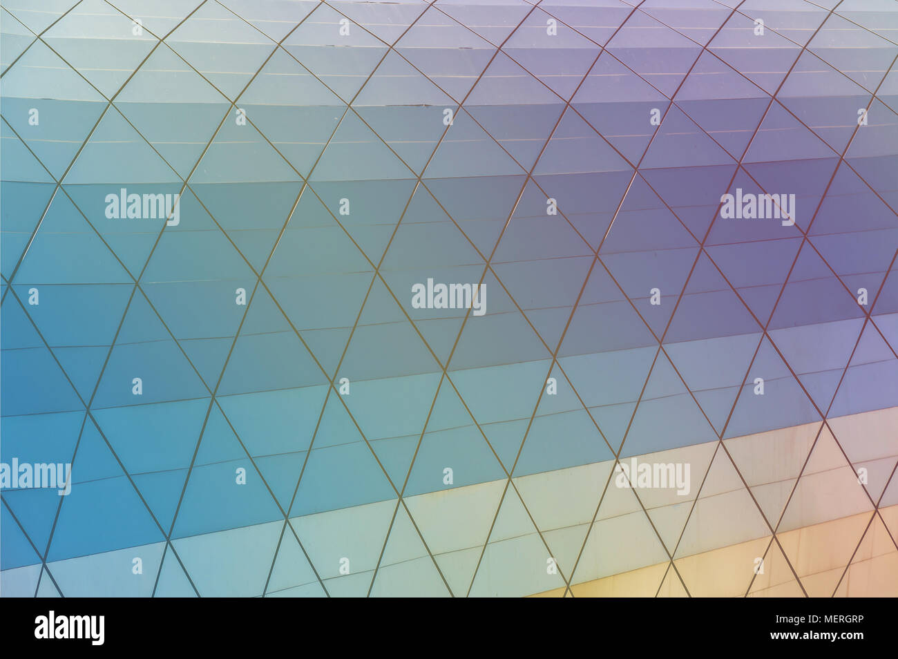 Building structures of modern urban architecture close-up, Tbilisi ...