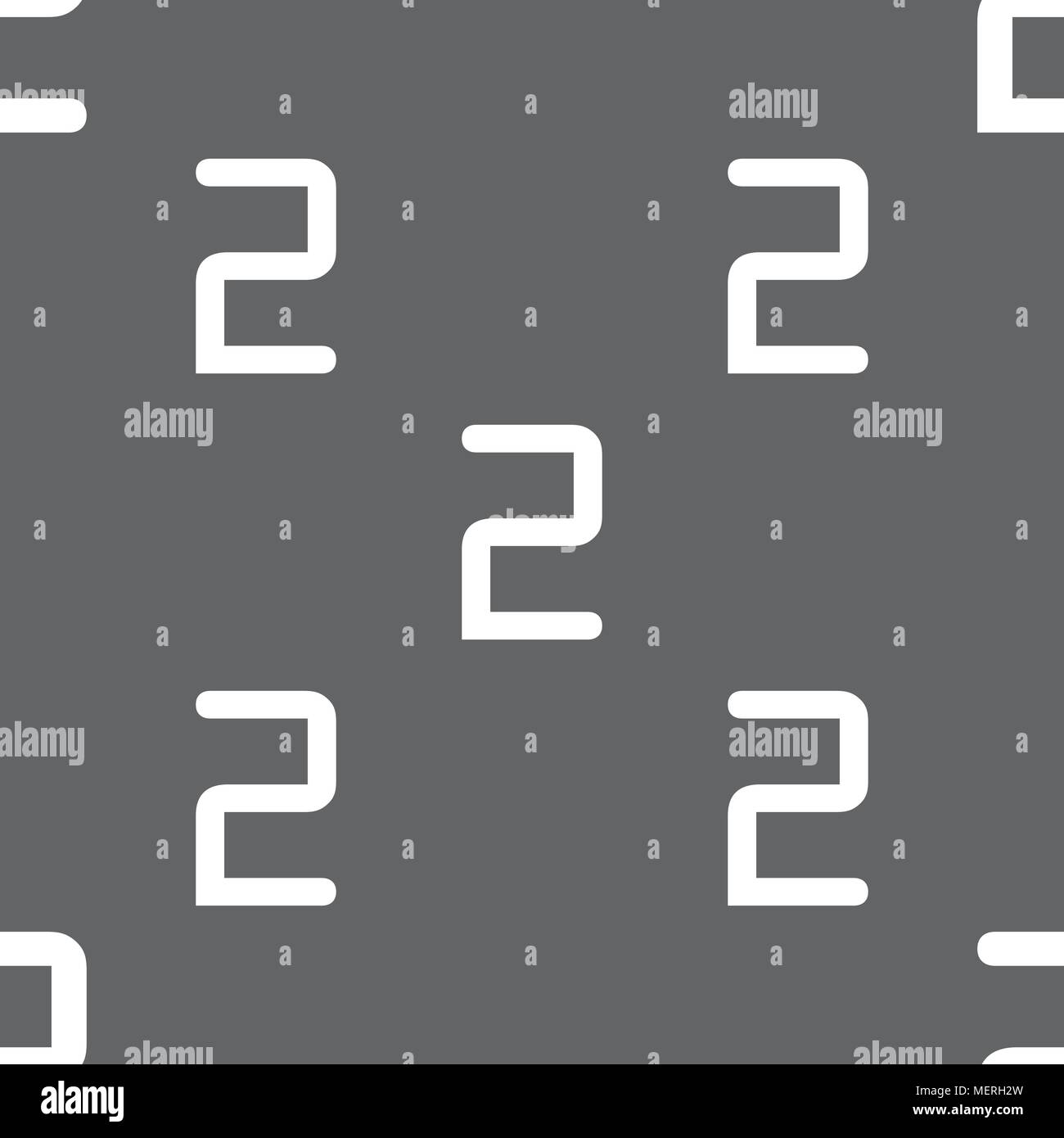 Second place award sign. Winner symbol. Step two.. Seamless pattern on ...