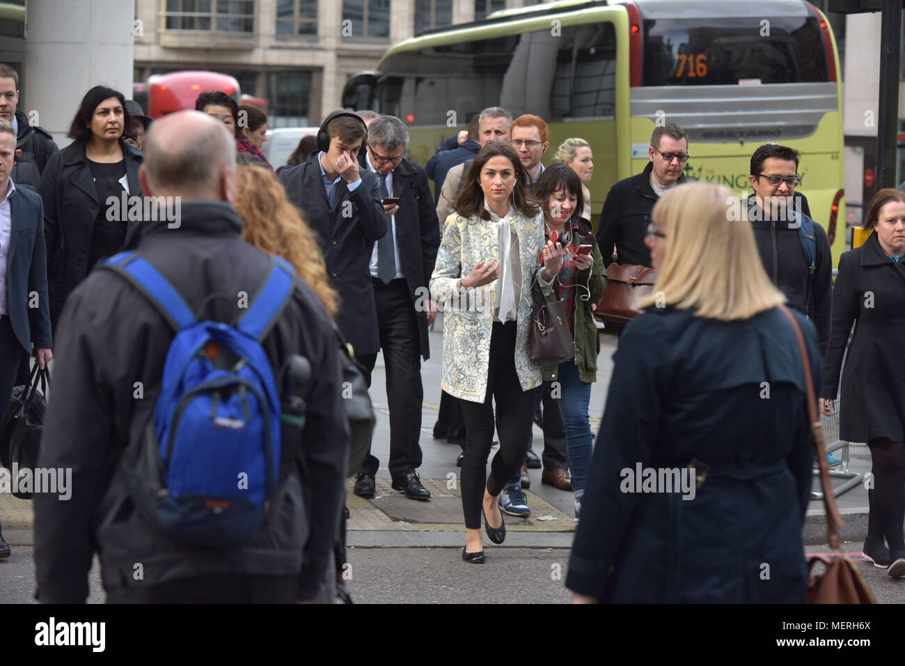 Office workers walking street in hi-res stock photography and images ...
