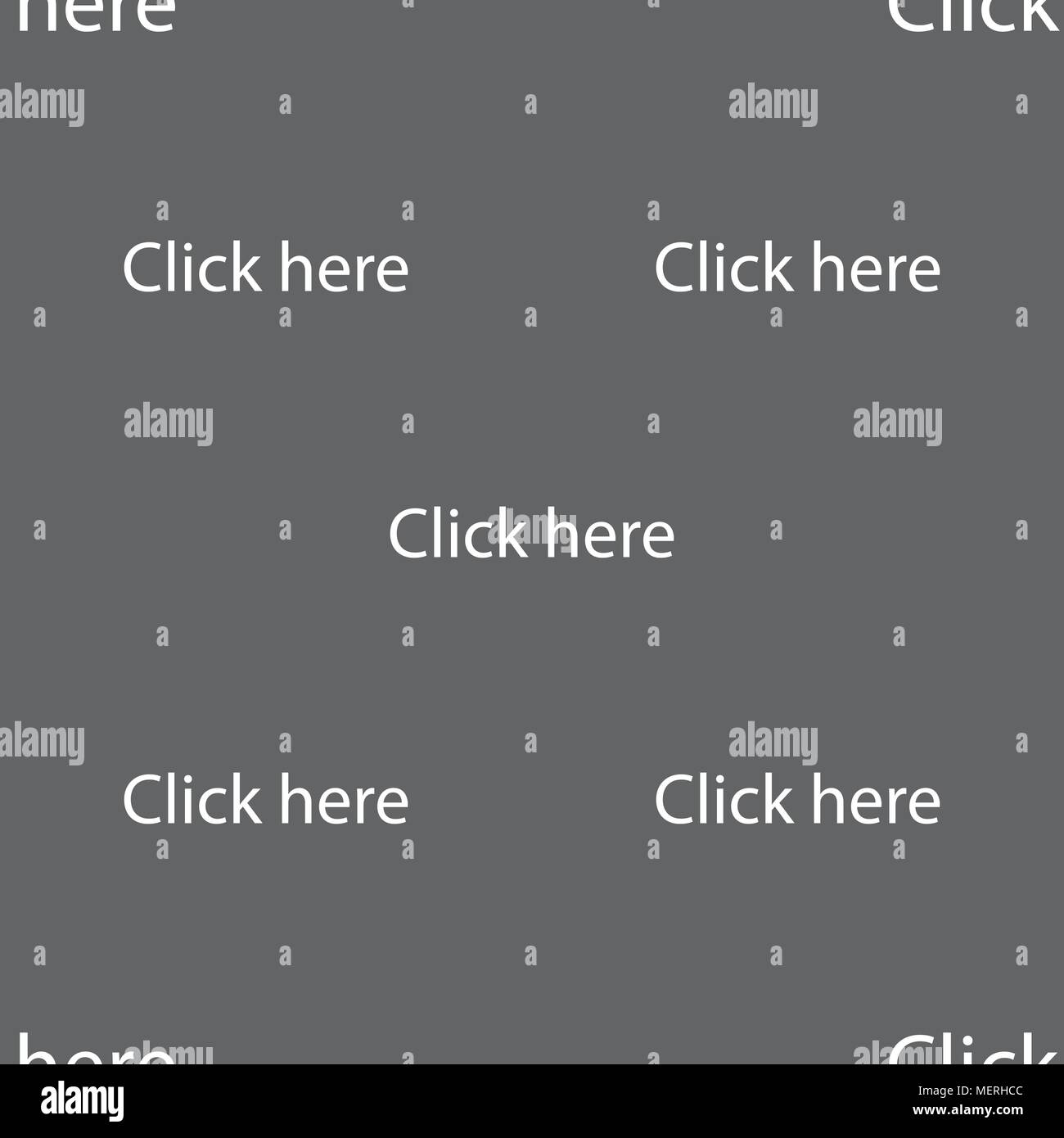 Click here sign icon. Press button. Seamless pattern on a gray ...