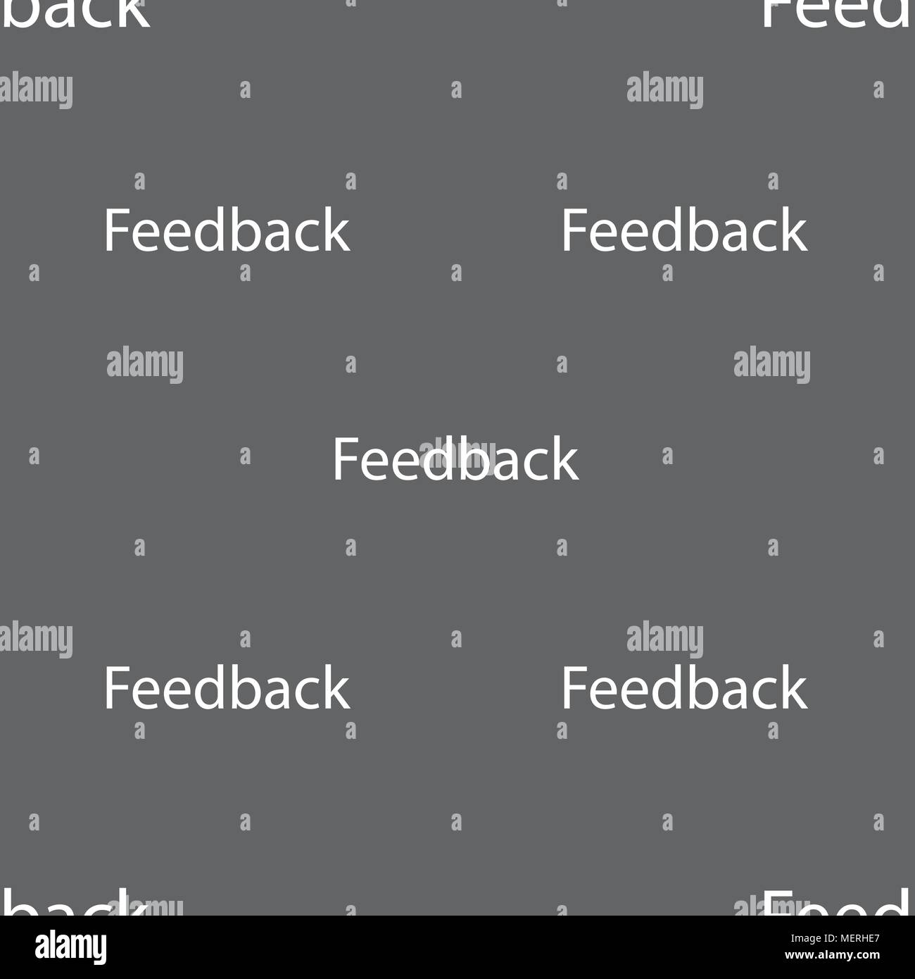 Feedback sign icon. Seamless pattern on a gray background. Vector ...