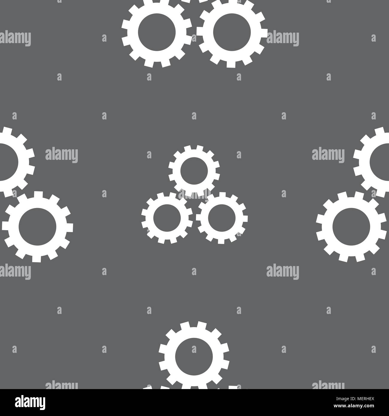 Cog settings sign icon. Cogwheel gear mechanism symbol. Seamless ...