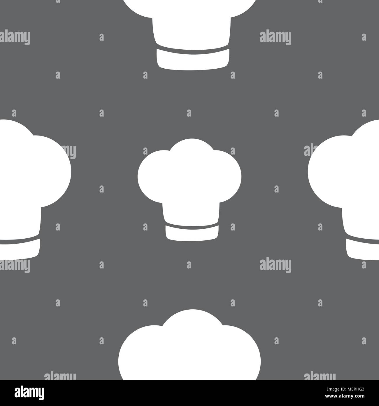 Chef hat sign icon. Cooking symbol. Cooks hat. Seamless pattern on a ...