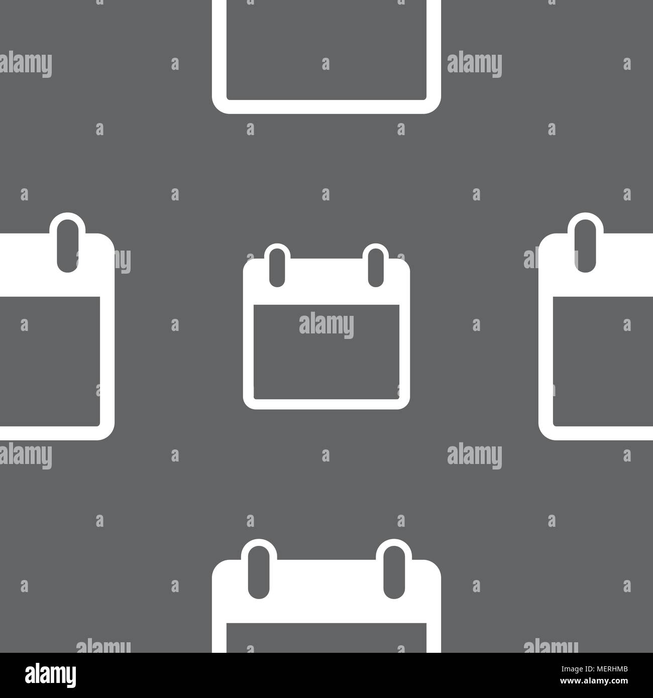 Calendar sign icon. days month symbol. Date button. Seamless pattern on ...