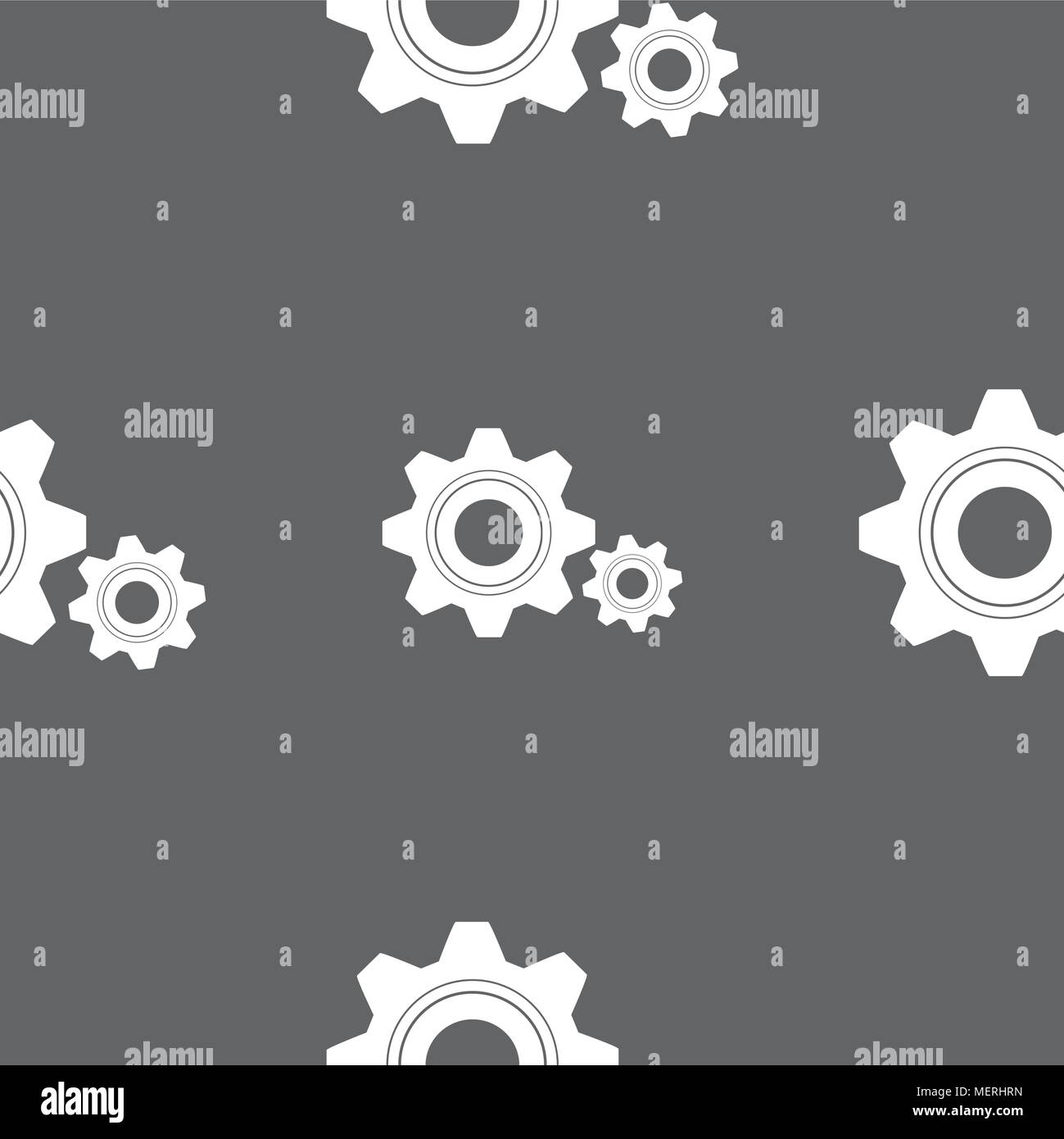 Cog settings sign icon. Cogwheel gear mechanism symbol. Seamless ...