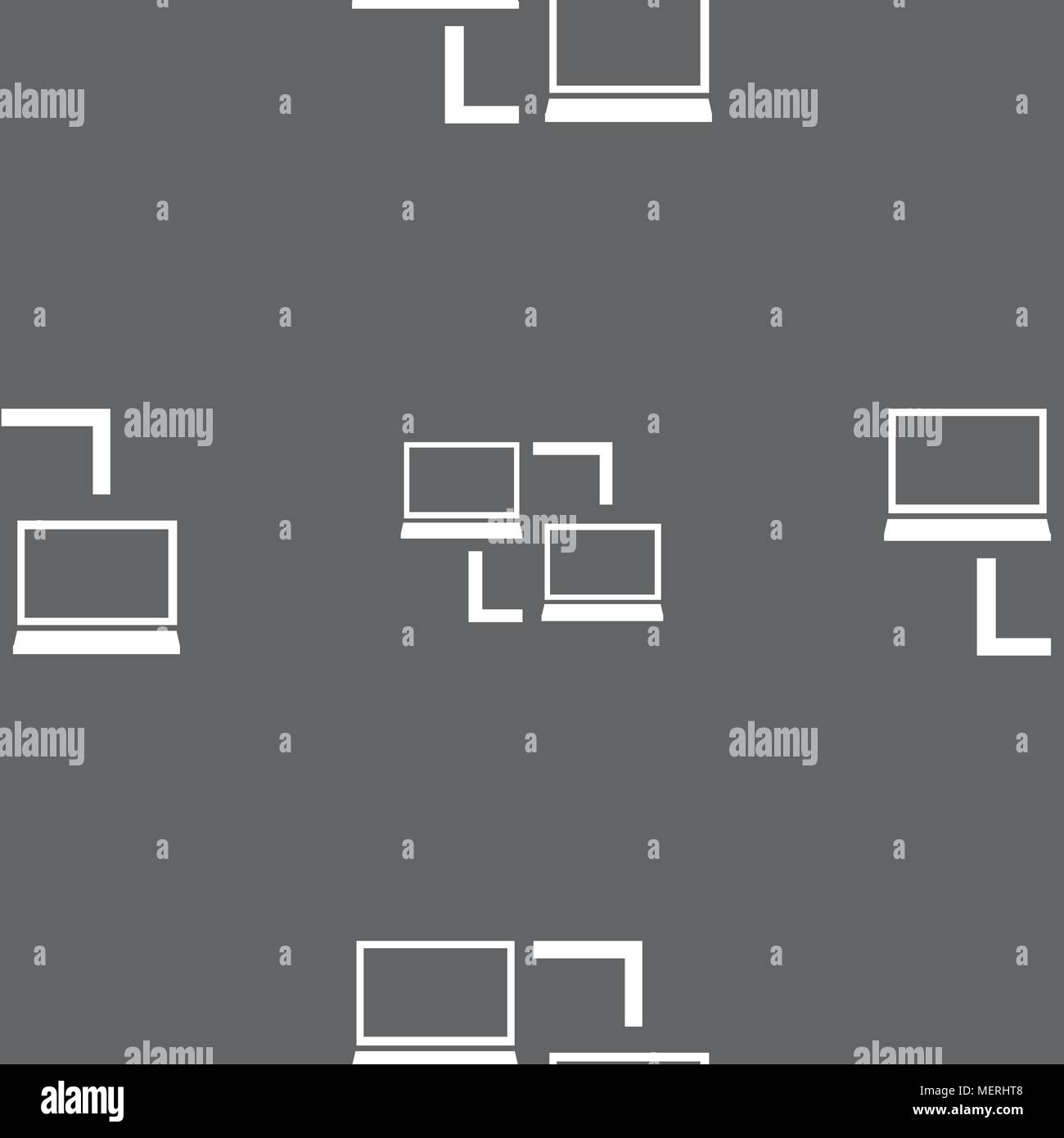Synchronization sign icon. Notebooks sync symbol. Data exchange ...