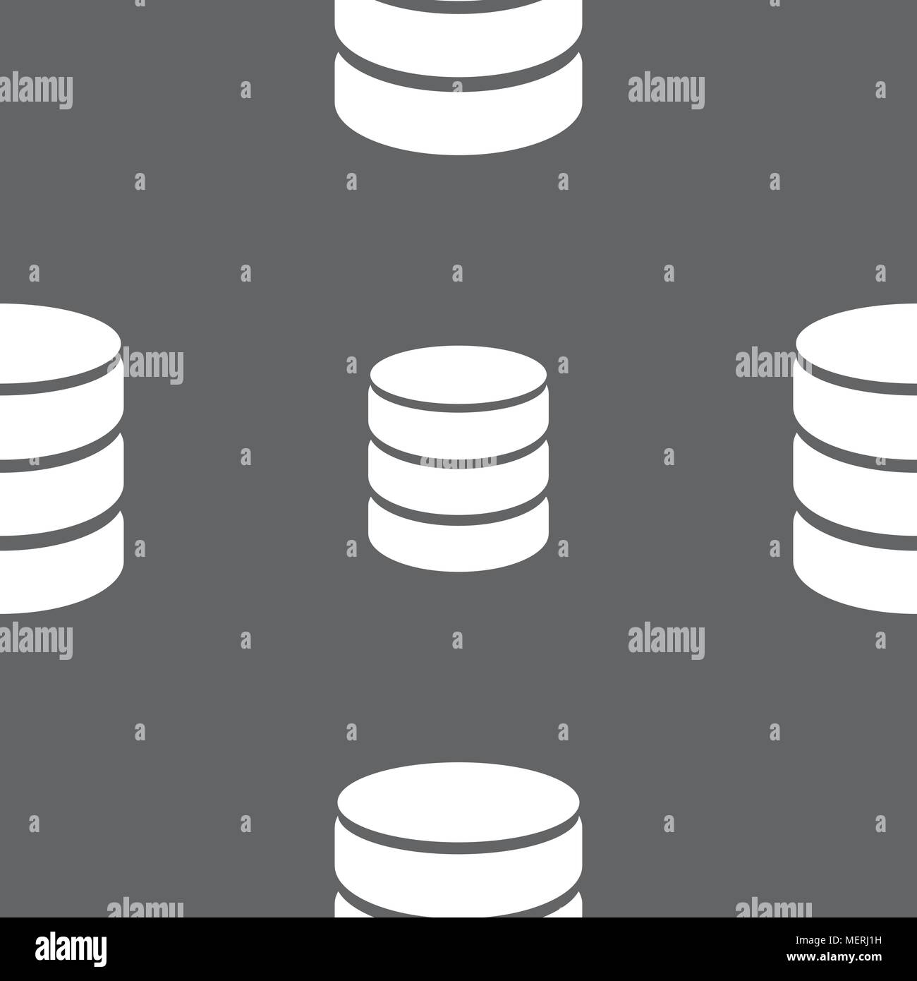 Hard disk and database sign icon. flash drive stick symbol. Seamless ...