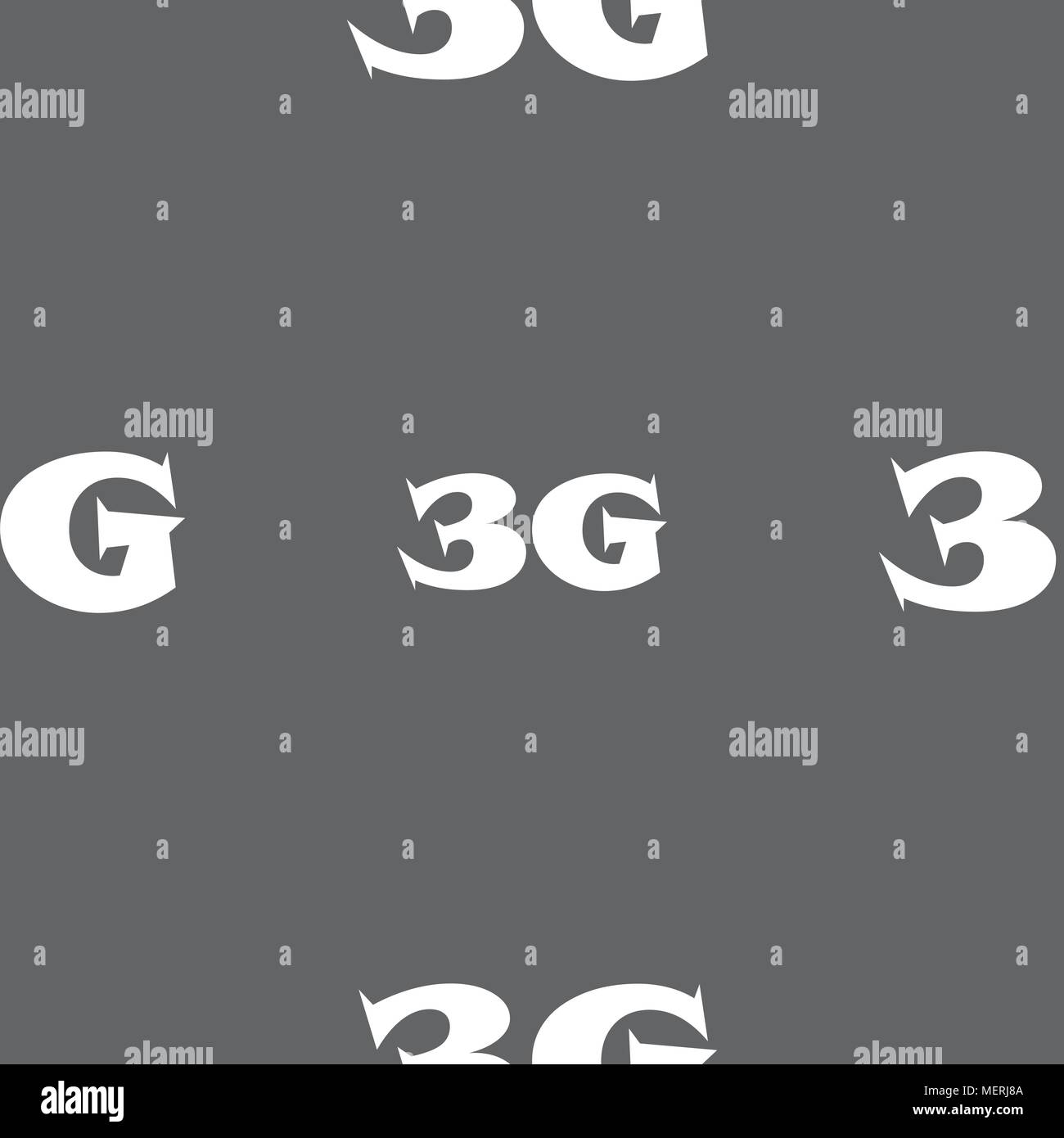 3G sign icon. Mobile telecommunications technology symbol. Seamless ...