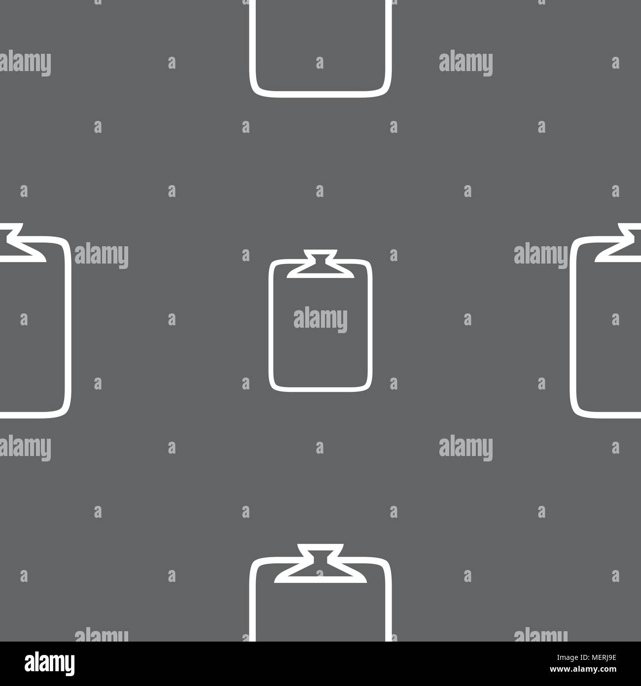 File annex icon. Paper clip symbol. Attach sign. Seamless pattern on a ...