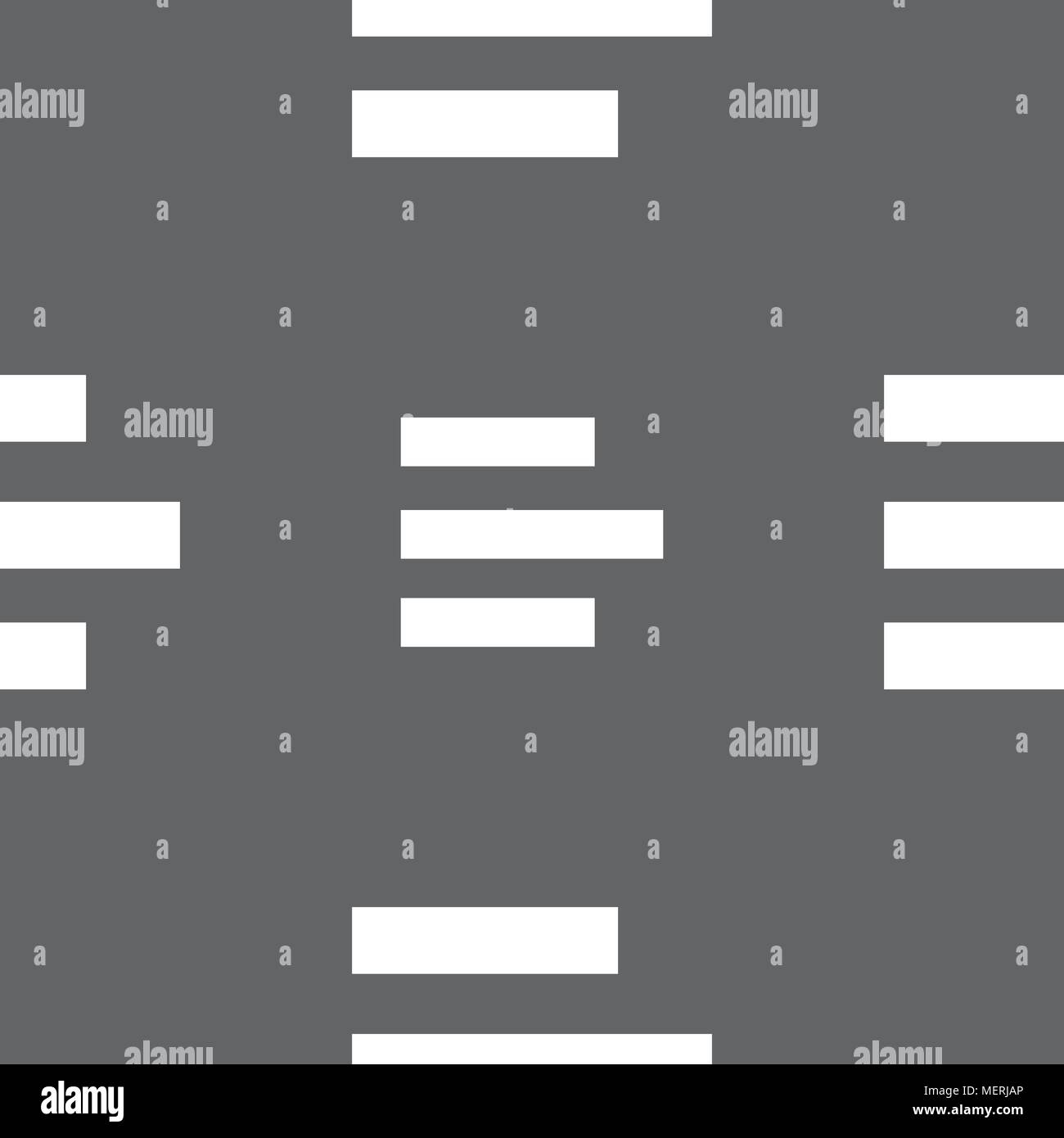 Left-aligned icon sign. Seamless pattern on a gray background. Vector ...