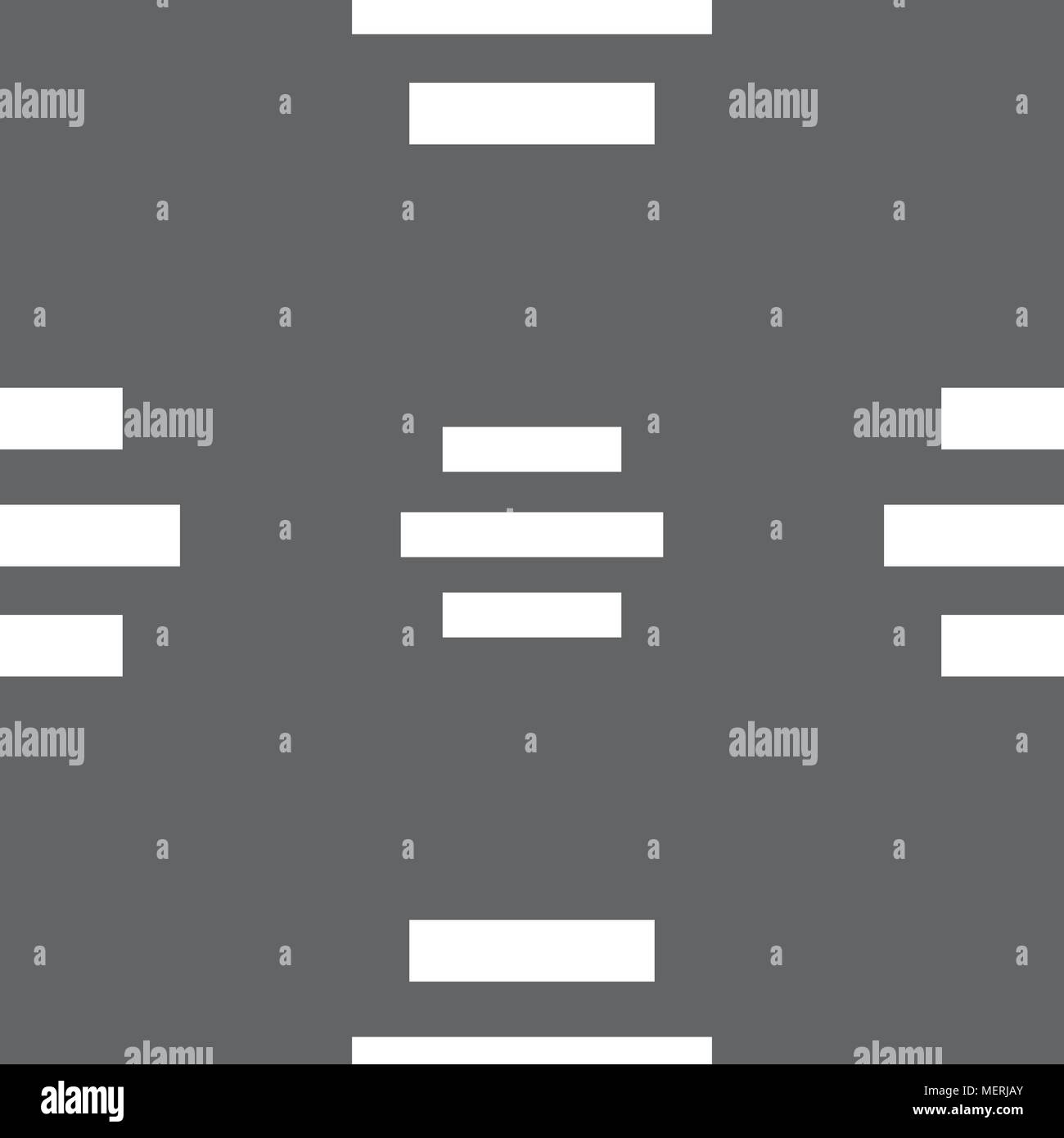 Center alignment icon sign. Seamless pattern on a gray background ...