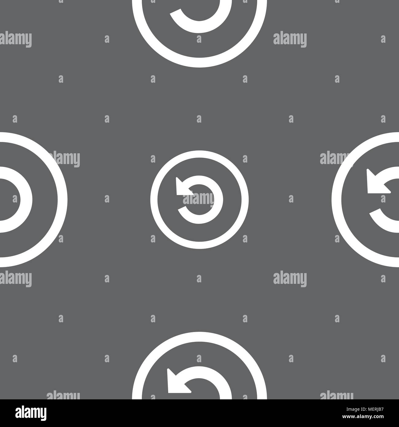 Upgrade, arrow, update icon sign. Seamless pattern on a gray background ...