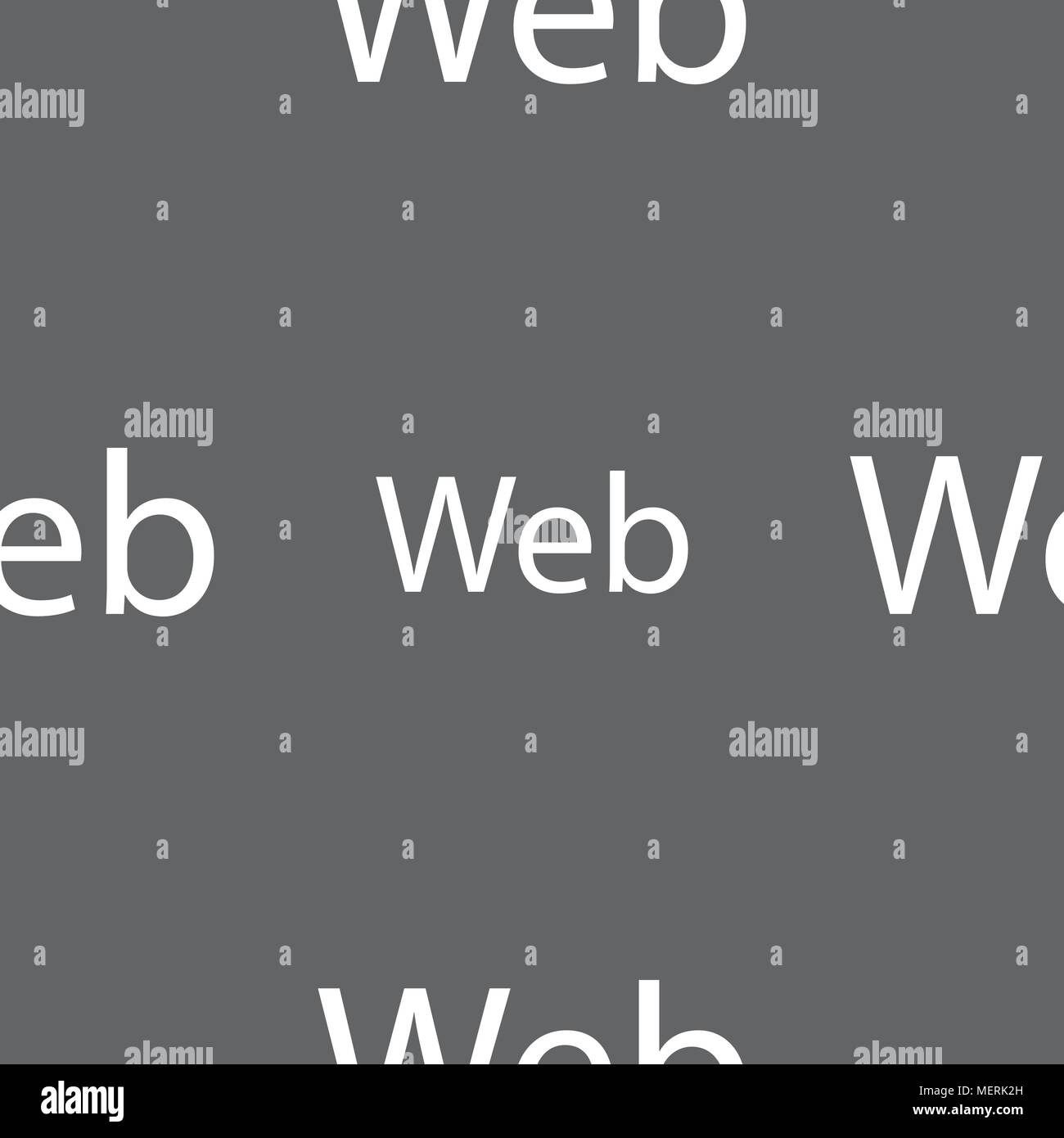 Web sign icon. World wide web symbol. Seamless pattern on a gray ...