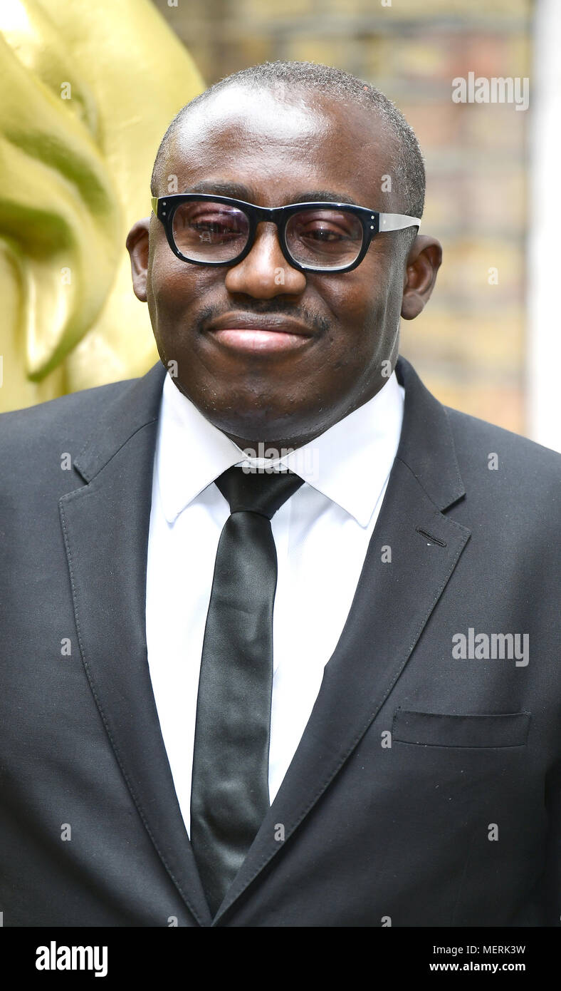 Edward Enninful attending the BAFTA Craft Awards at the Brewery in ...