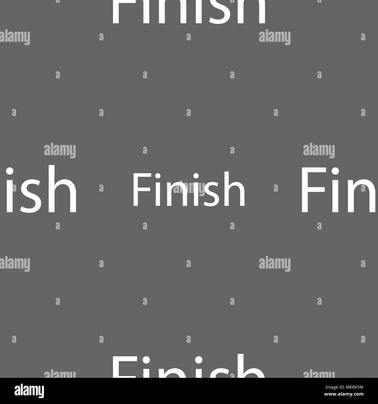Finish sign icon. Power button. Seamless pattern on a gray background ...