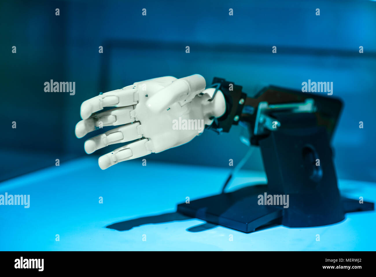 Augmented reality for industry concept. Robotic and Automation system ...