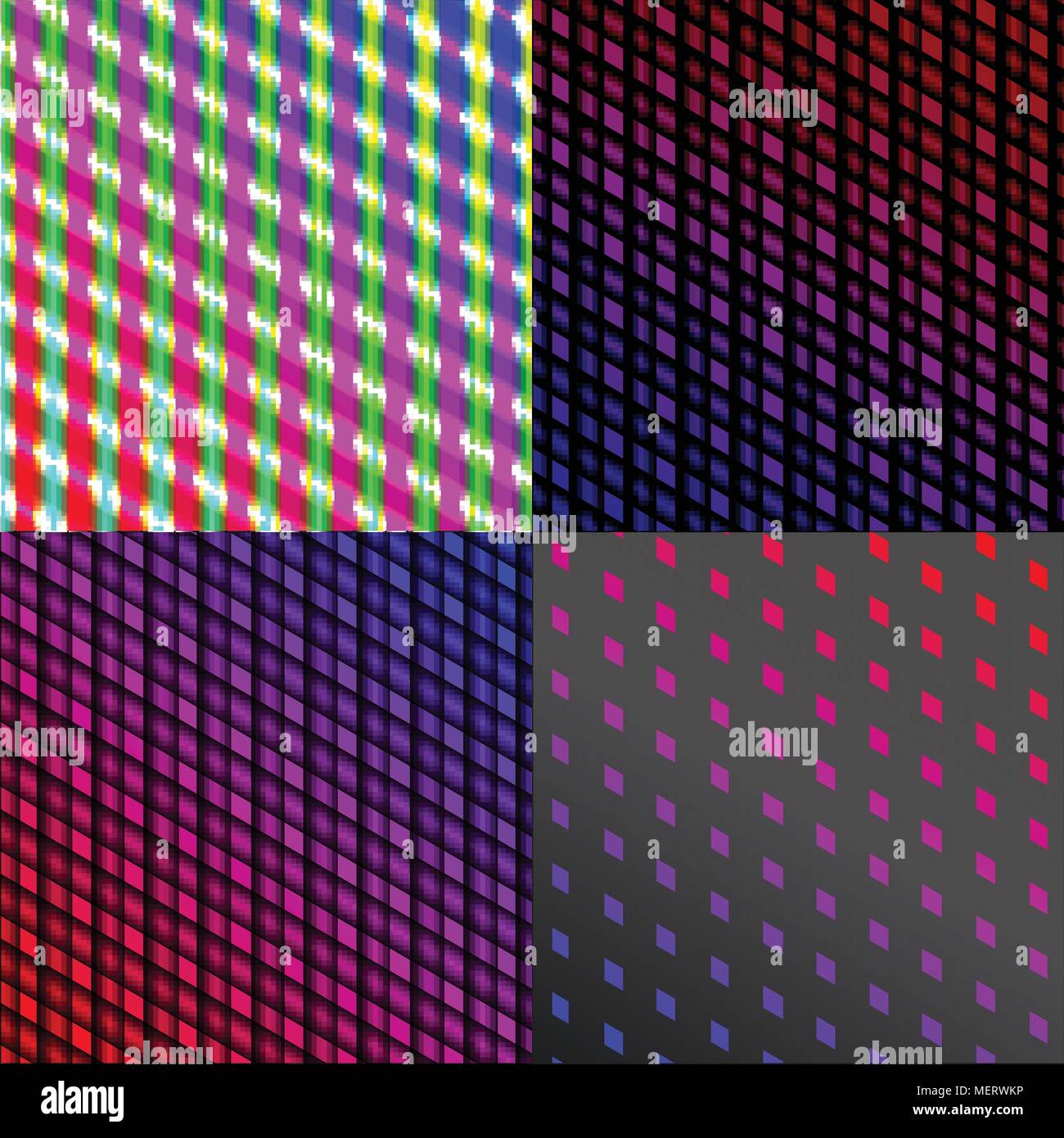 Set of Stylized abstract background glowing lines. Vector illustration ...