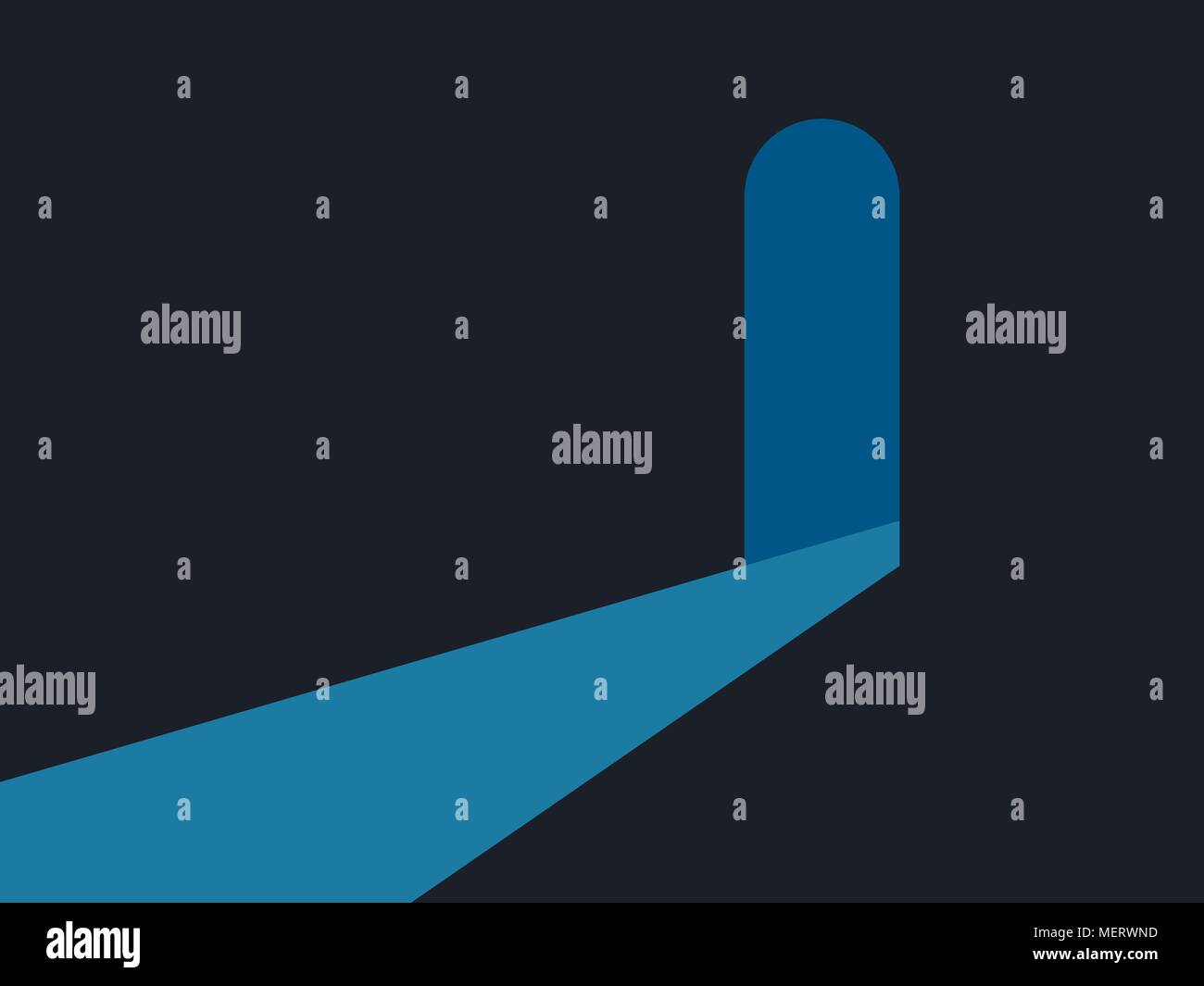 Open arch doorway Stock Vector Images - Alamy