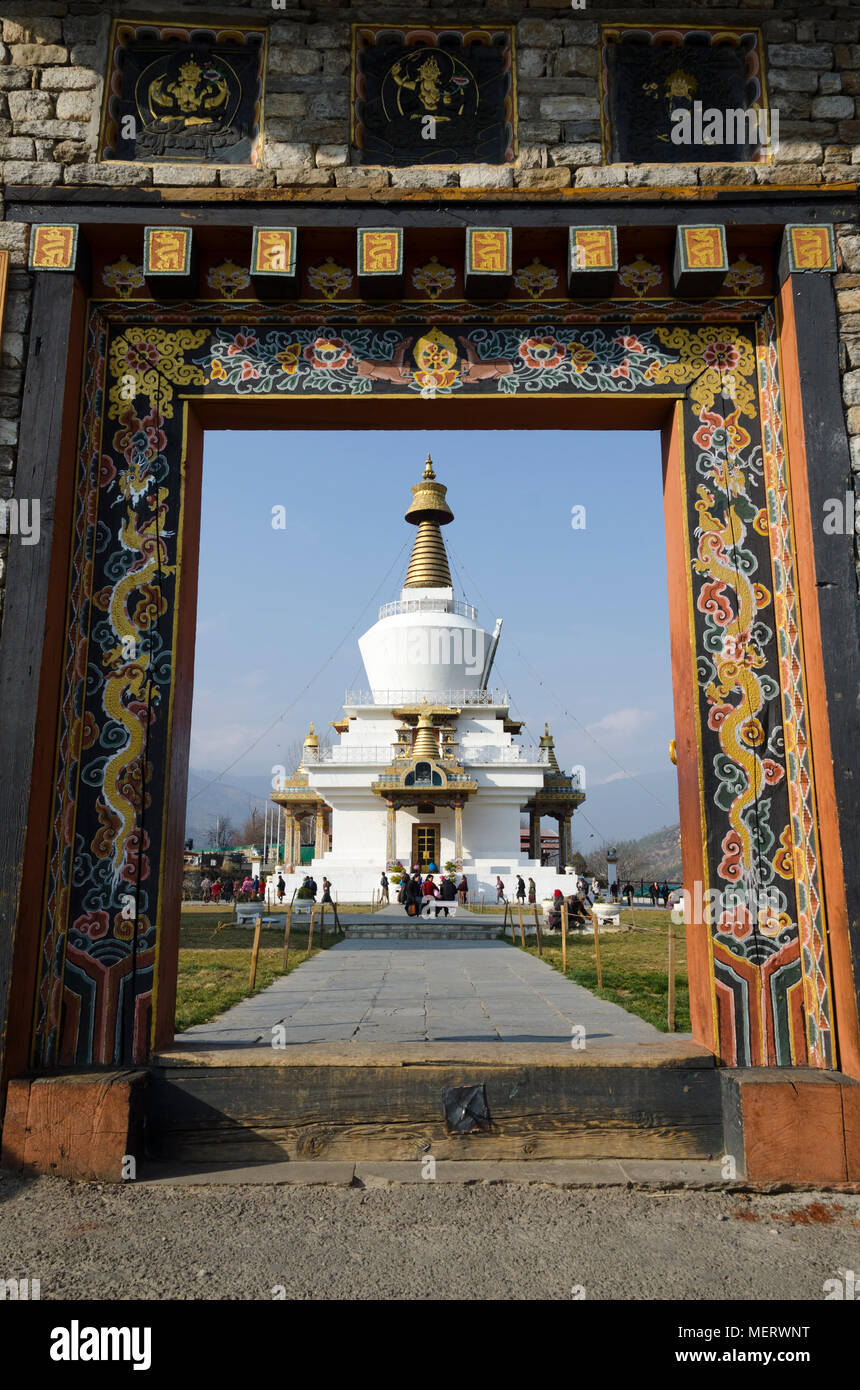 Memorial Chorten, Thimphu, Bhutan Stock Photo - Alamy