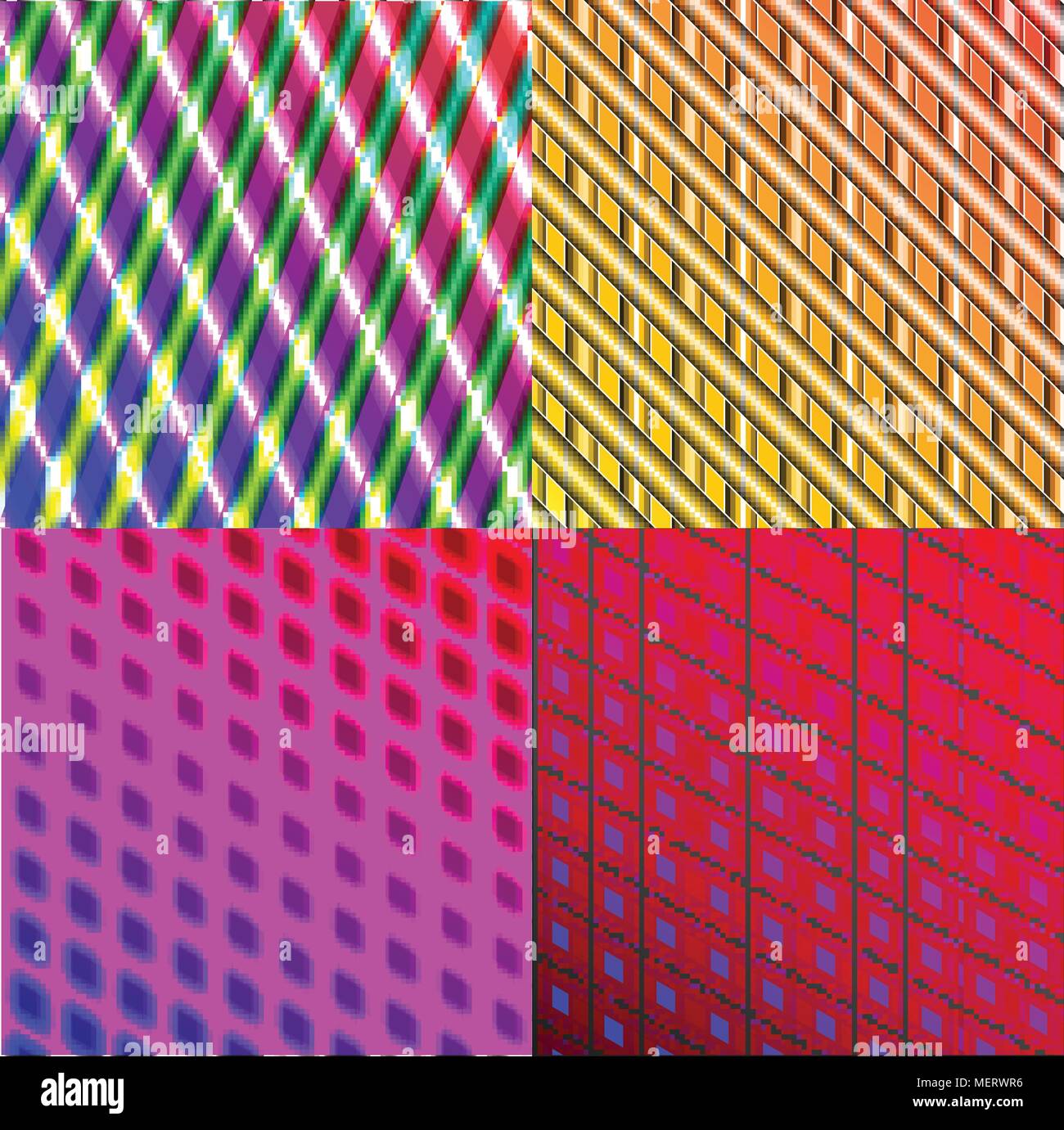 Set of dark abstract spectrum background lines. Vector illustration ...