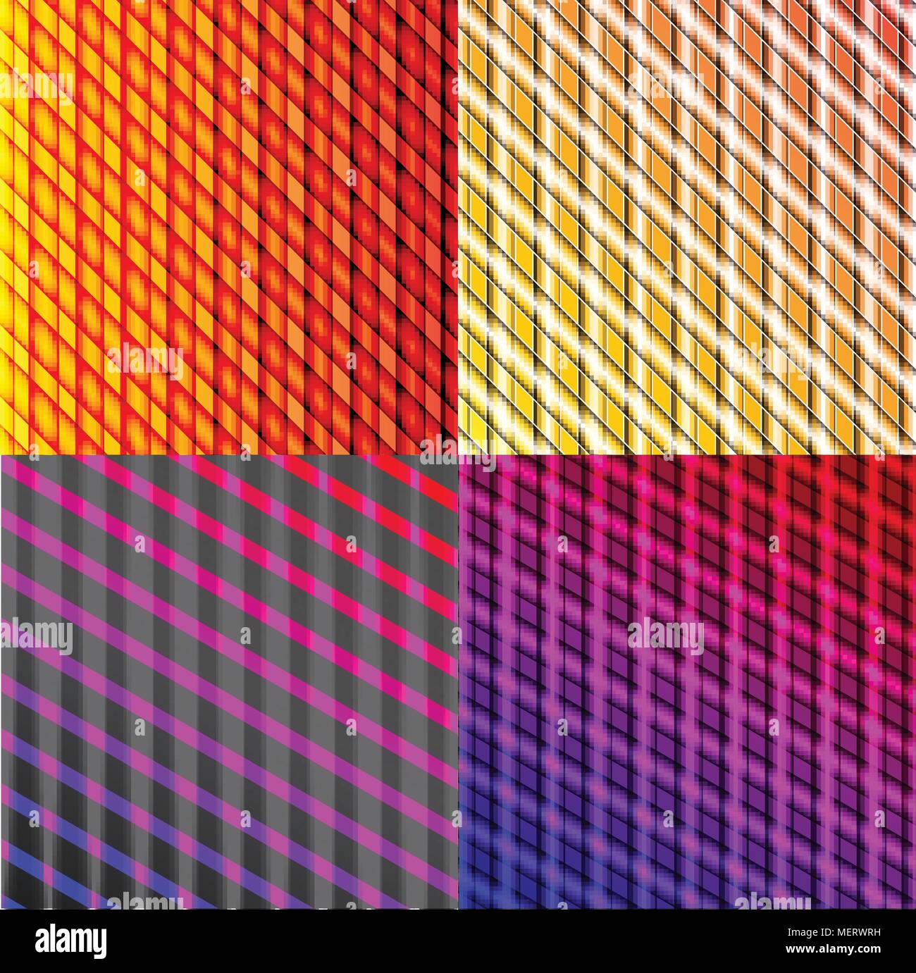 Set of dark abstract spectrum background lines. Vector illustration ...