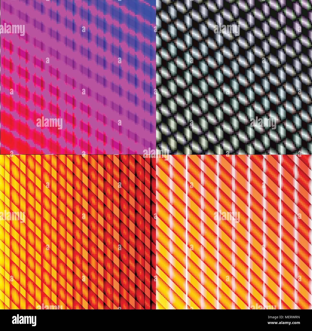 Set of dark abstract spectrum background lines. Vector illustration ...