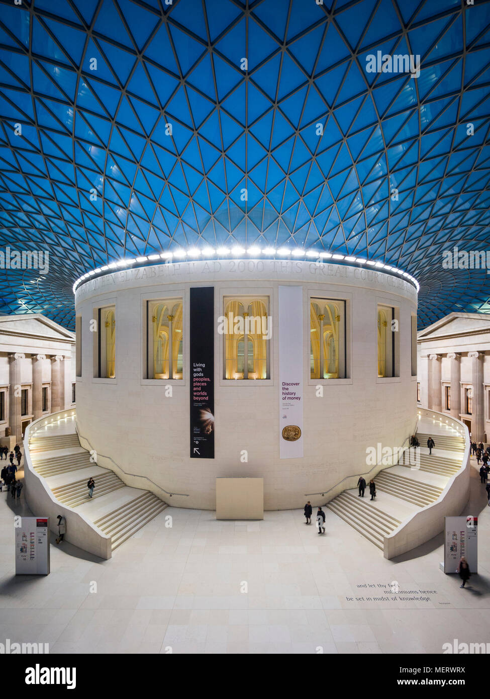The Great Reading Room The British Museum High Resolution Stock ...