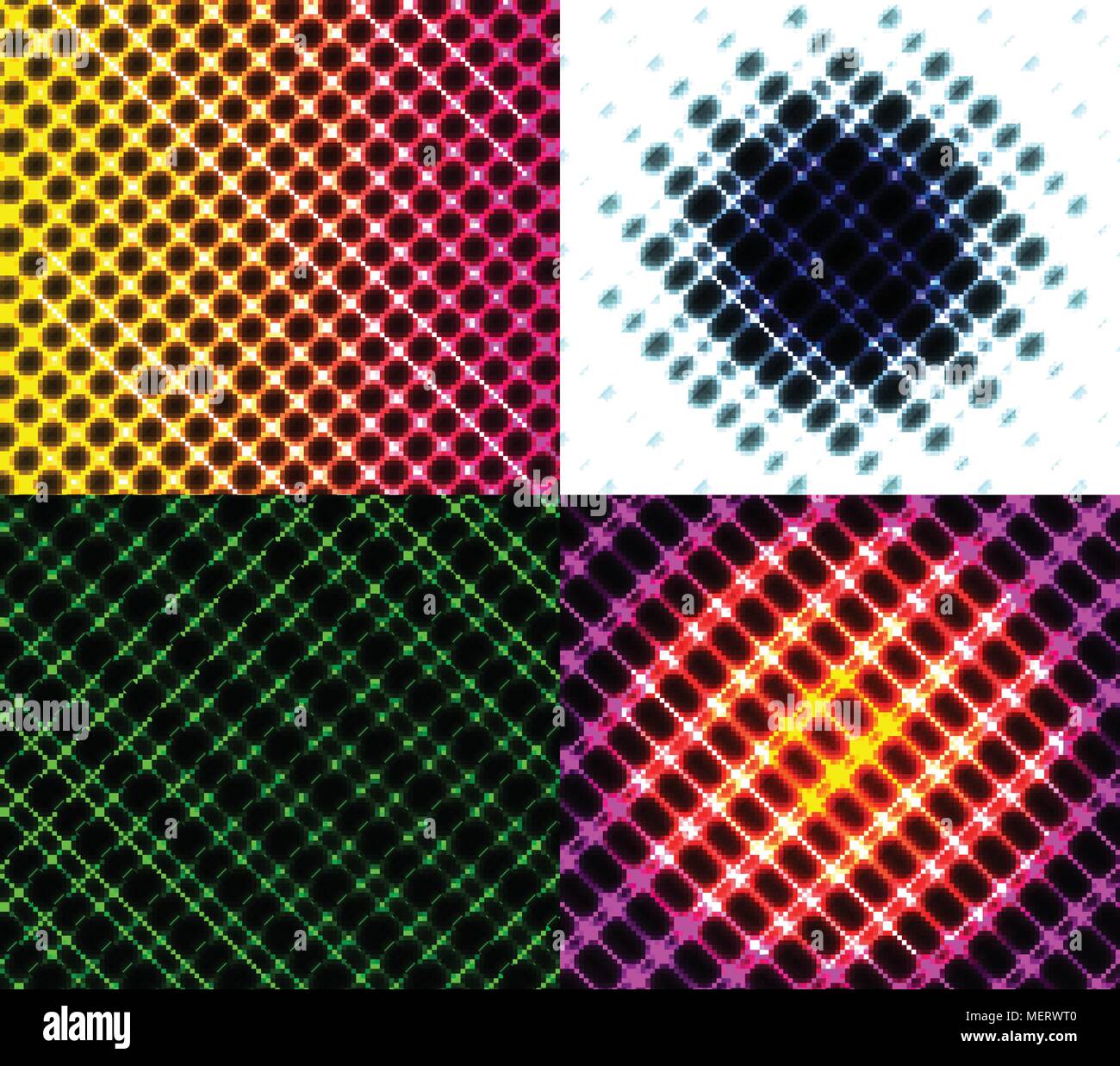 Set of dark abstract spectrum background lines. Vector illustration ...