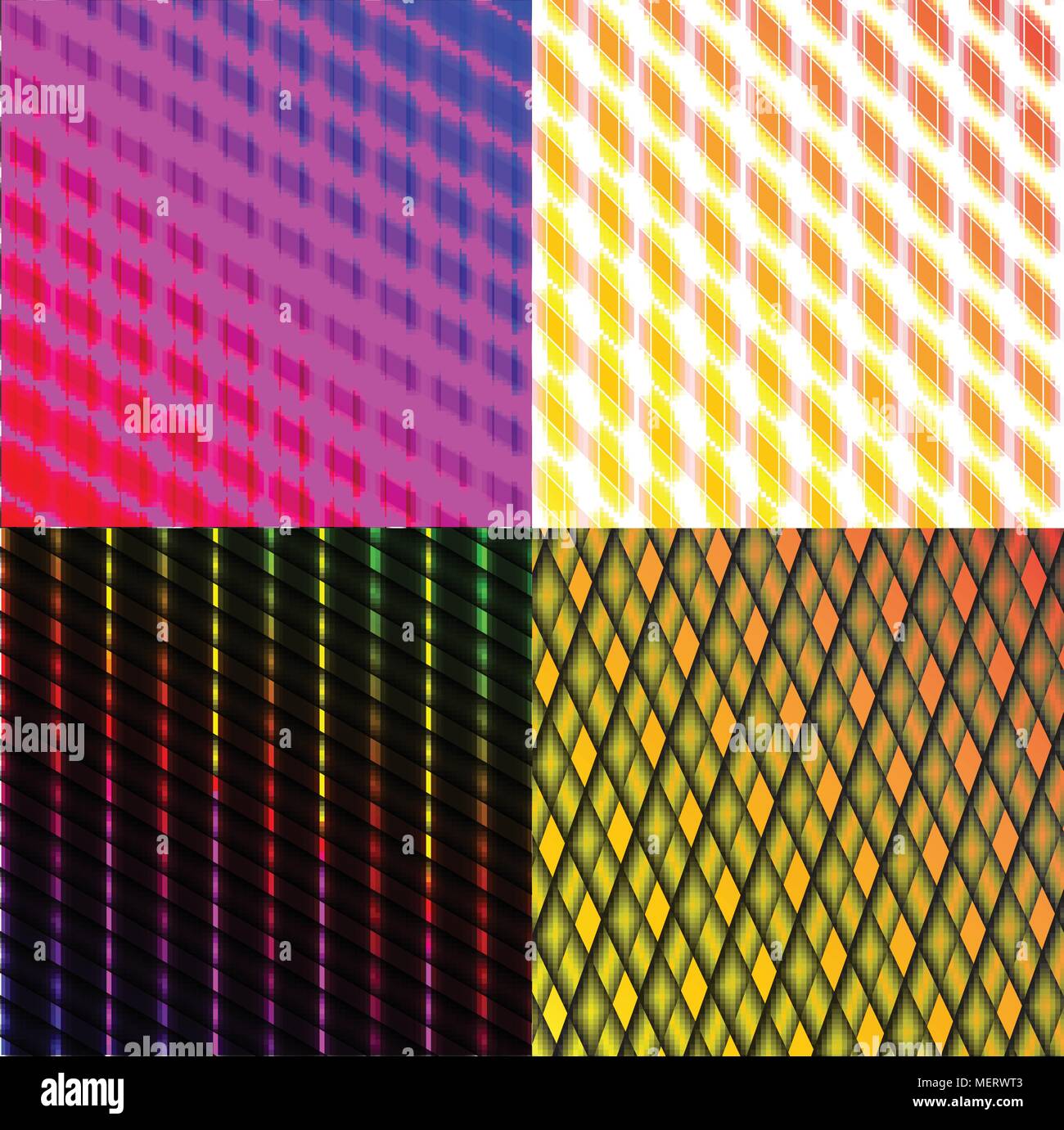 Set of dark abstract spectrum background lines. Vector illustration ...