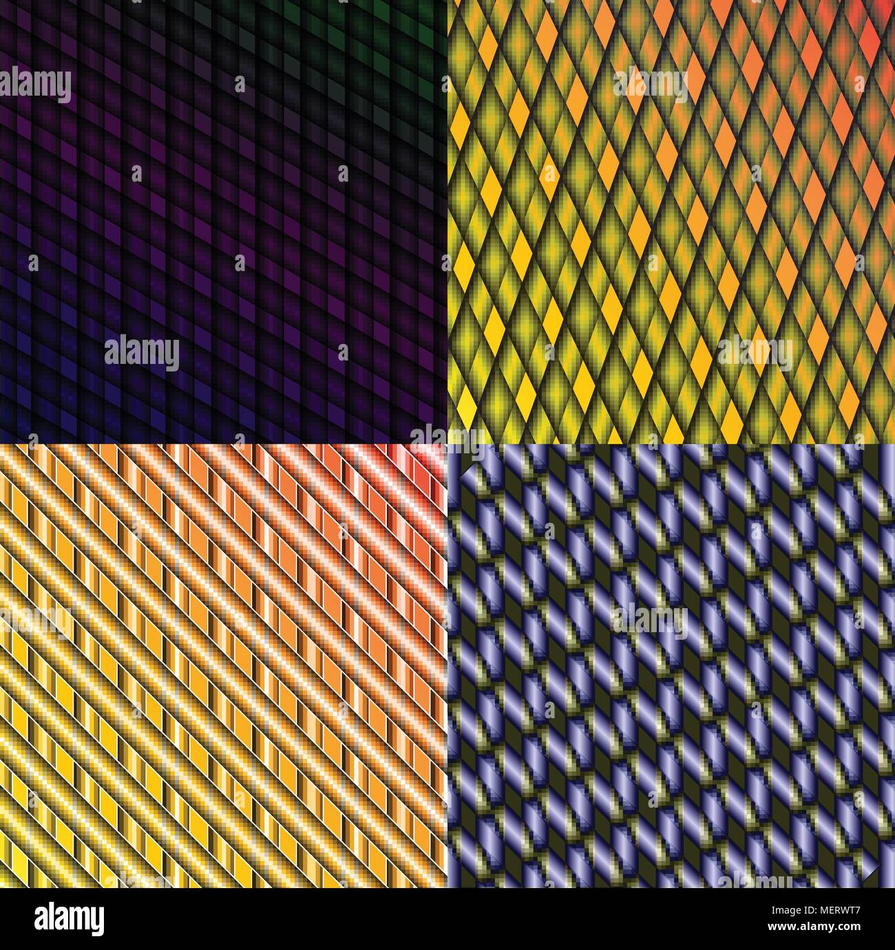 Set of dark abstract spectrum background lines. Vector illustration ...