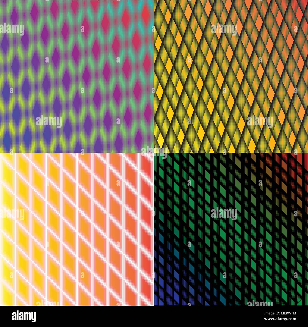 Set of dark abstract spectrum background lines. Vector illustration ...