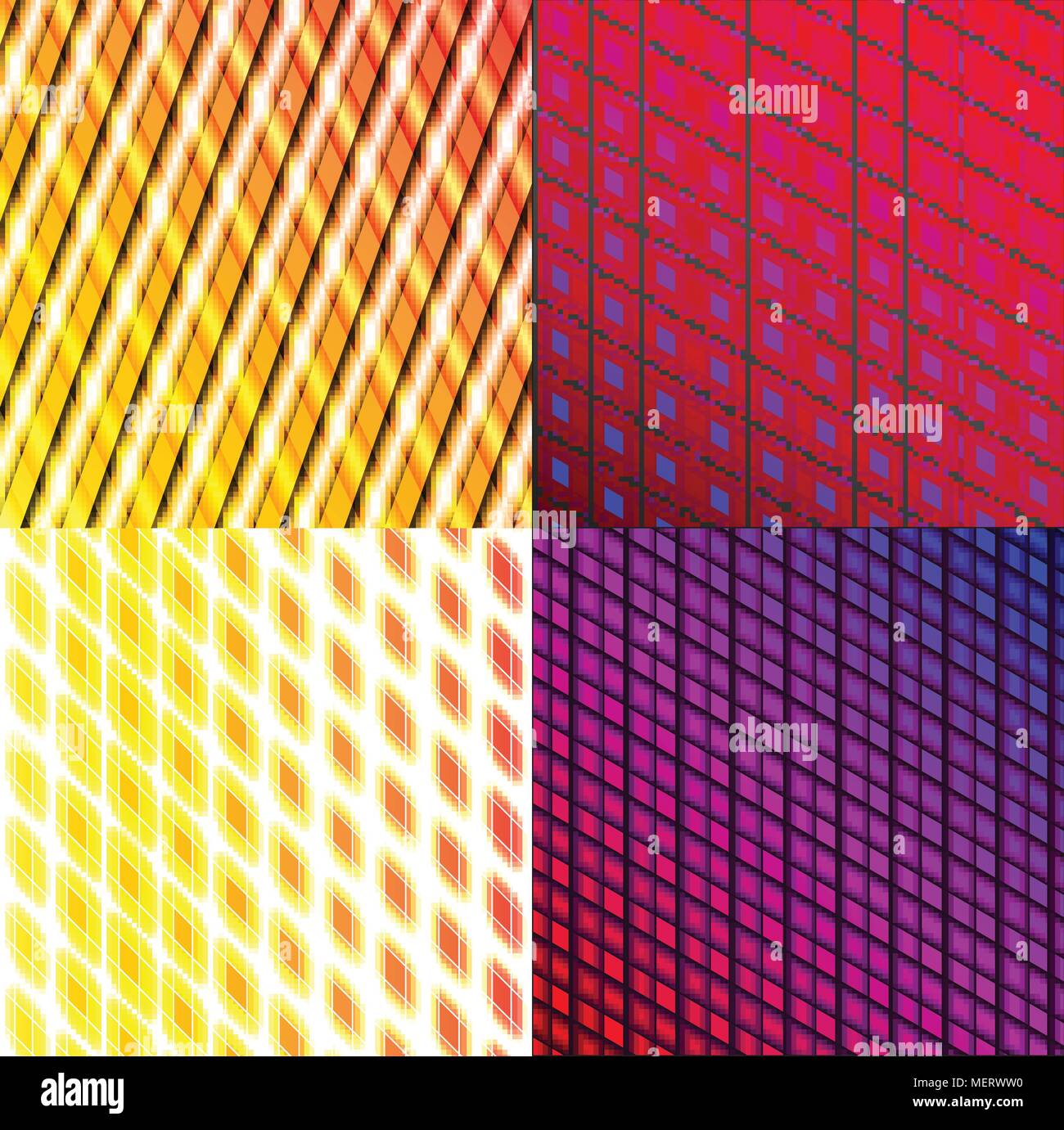 Set of dark abstract spectrum background lines. Vector illustration ...