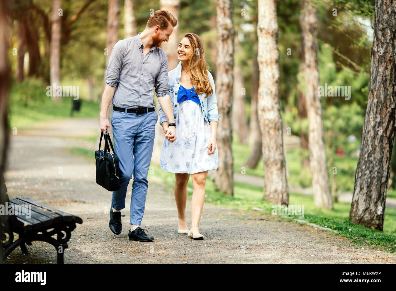 Taking a walk in nature hi-res stock photography and images - Alamy