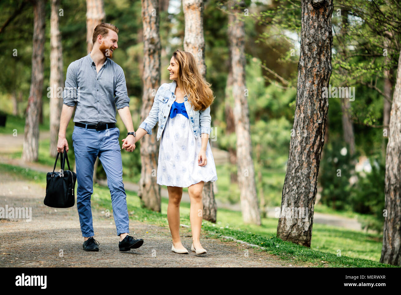 Taking a walk in nature hi-res stock photography and images - Alamy