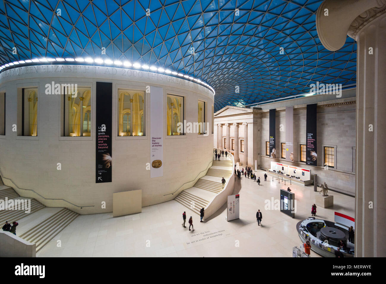 The Great Reading Room The British Museum High Resolution Stock ...