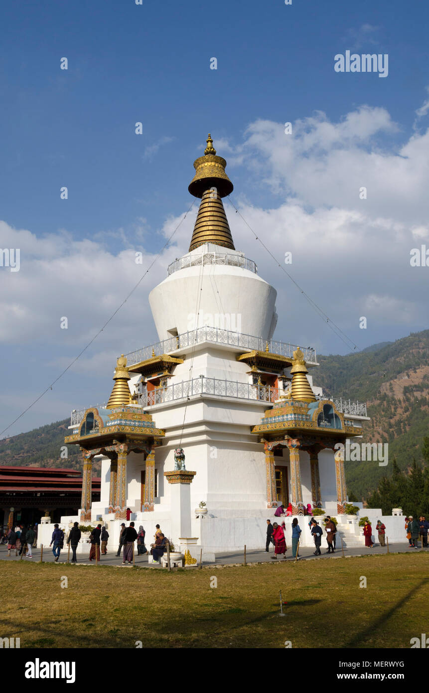 Memorial Chorten, Thimphu, Bhutan Stock Photo - Alamy