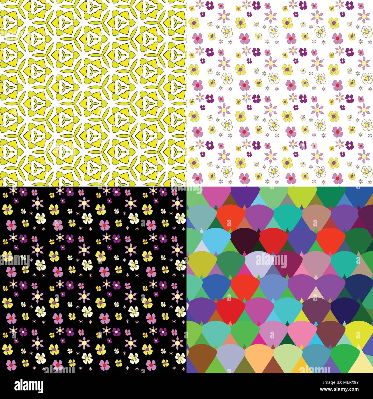 Small figures texture Stock Vector Images - Alamy
