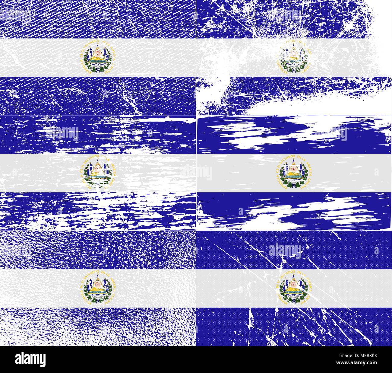 Flag of Egypt with old texture. Vector illustration Stock Vector Image ...