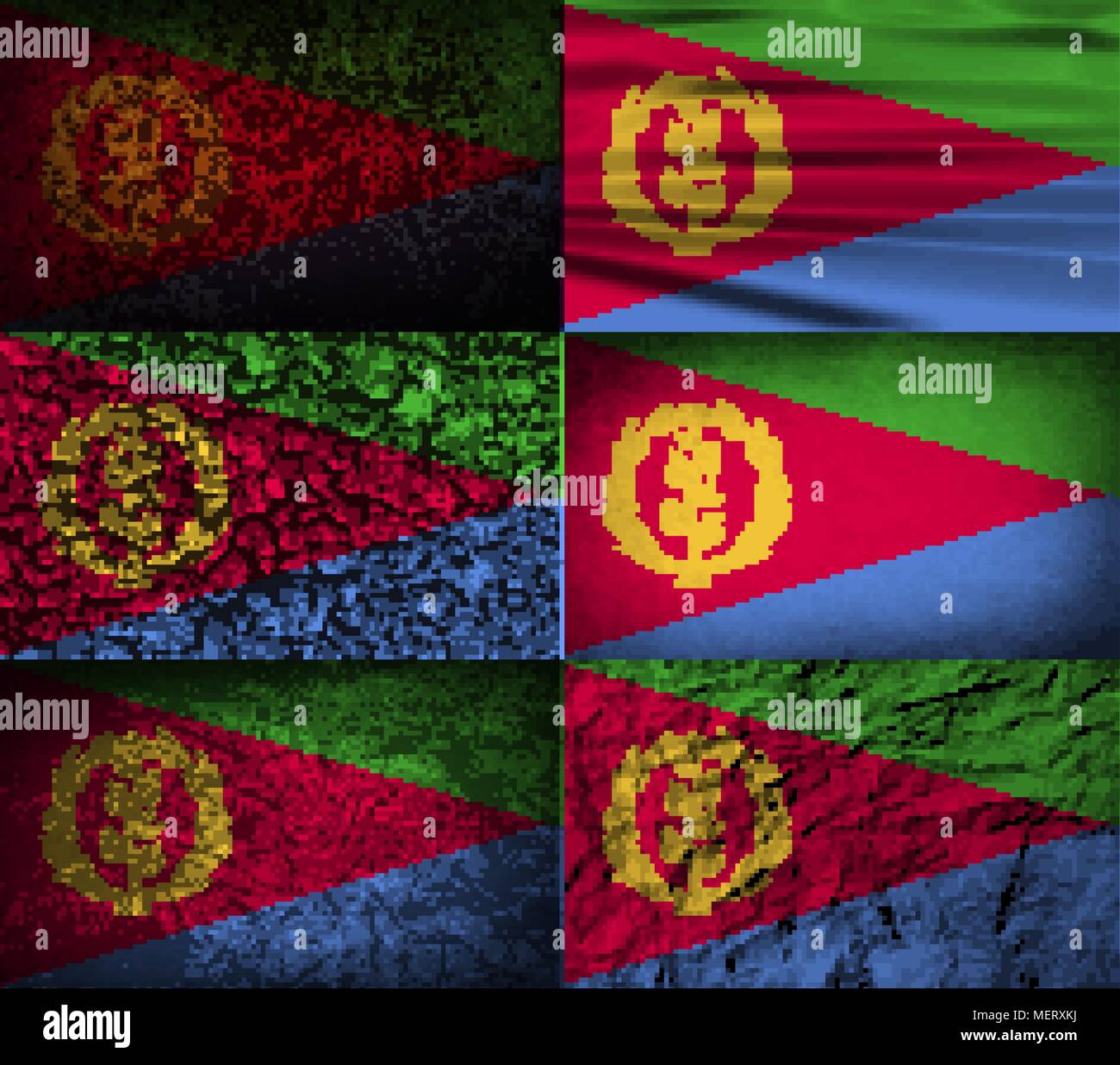 Eritrean official flag Stock Vector Images - Alamy