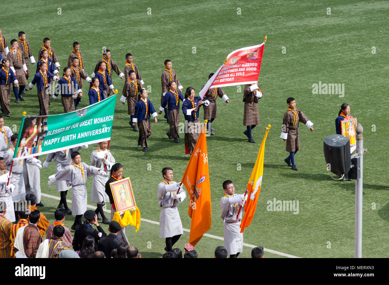 Kings Birthday celebration, Changlimithang Stadium, National Stadium ...