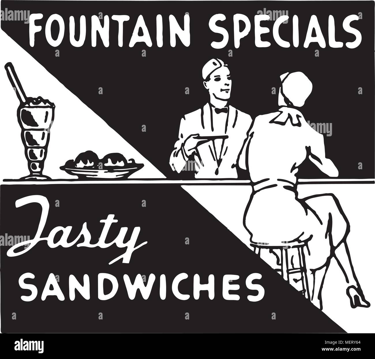 Fountain drinks Stock Vector Images - Alamy