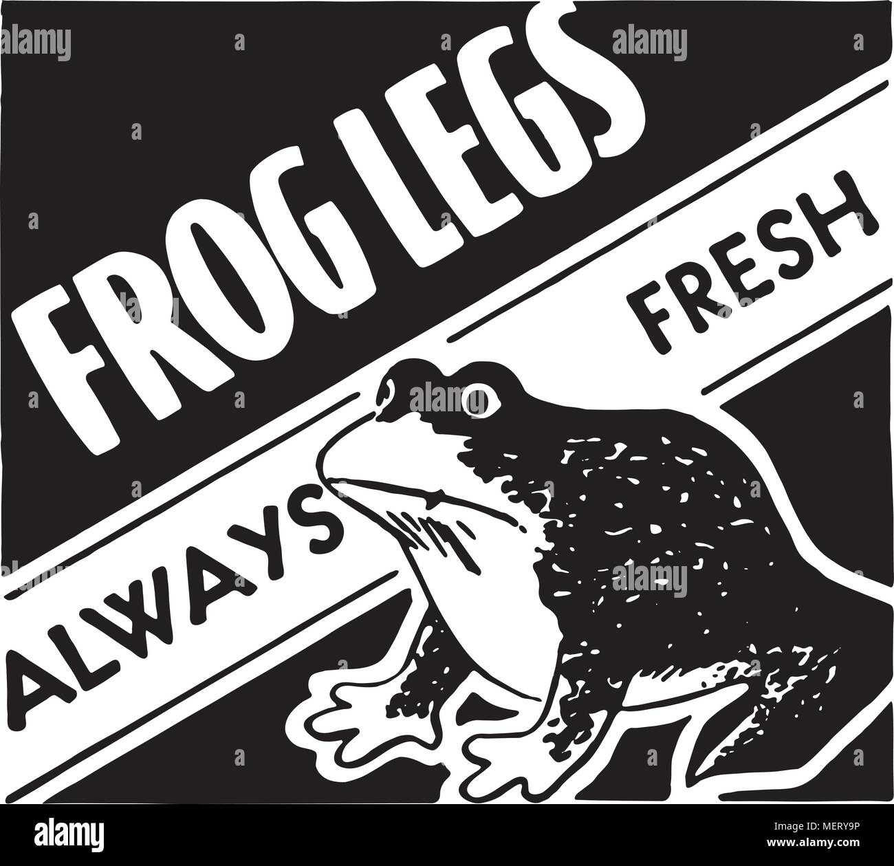 Frog's legs Stock Vector Images - Alamy