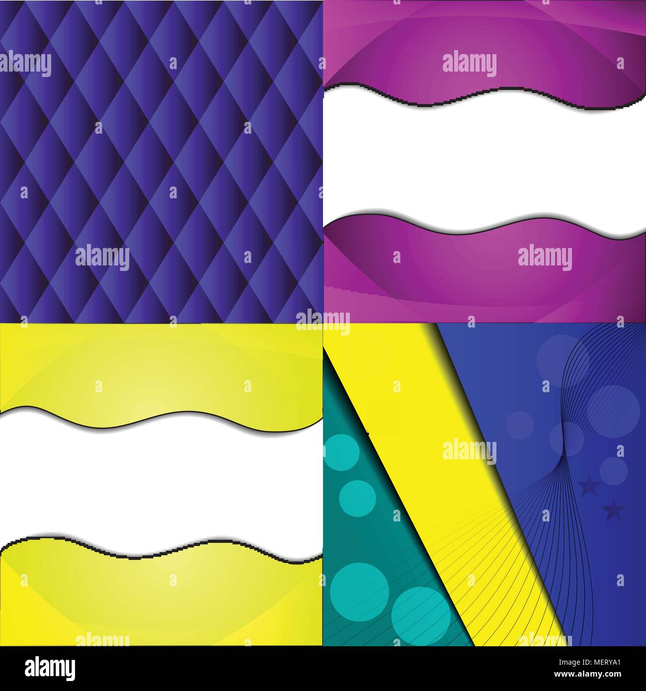 Set of bright abstract backgrounds. Design eps 10. Vector illustration Stock Vector Image & Art ...