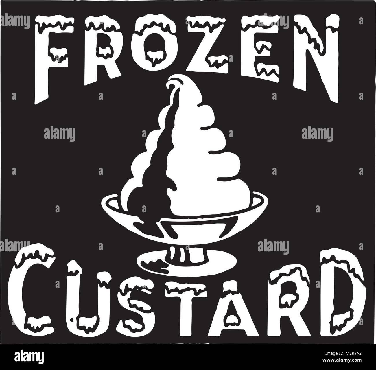 Frozen sweets Stock Vector Images - Alamy