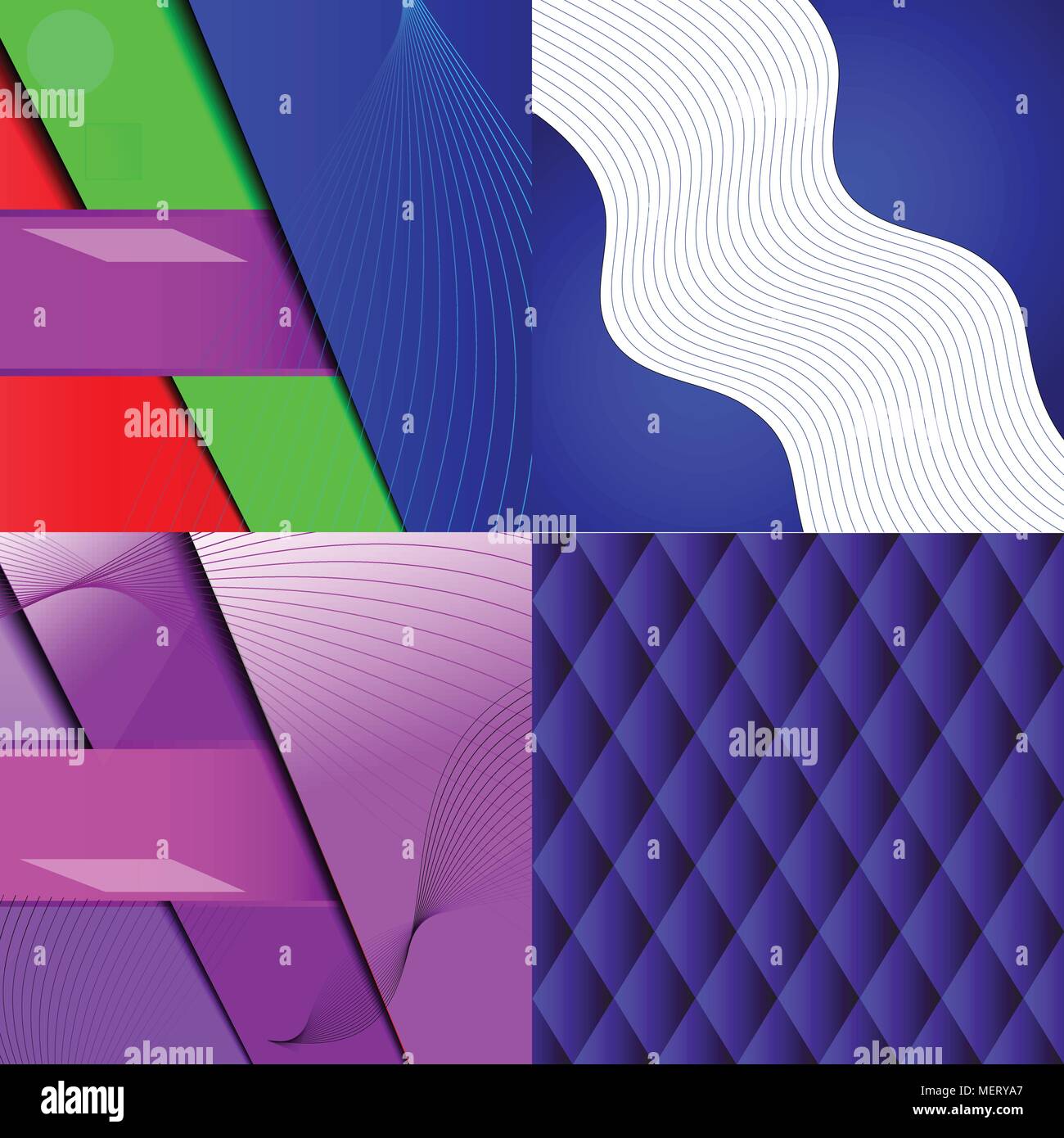 Set of bright abstract backgrounds. Design eps 10. Vector illustration Stock Vector Image & Art ...