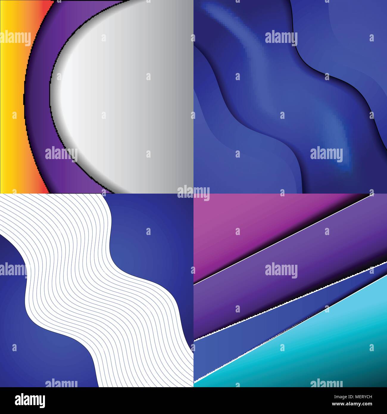 Collection of abstract multicolored backgrounds. Eps 10 design. vector illustration Stock Vector ...