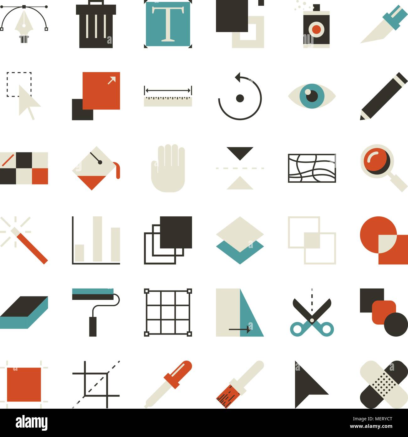 Design process color selection Stock Vector Images - Alamy